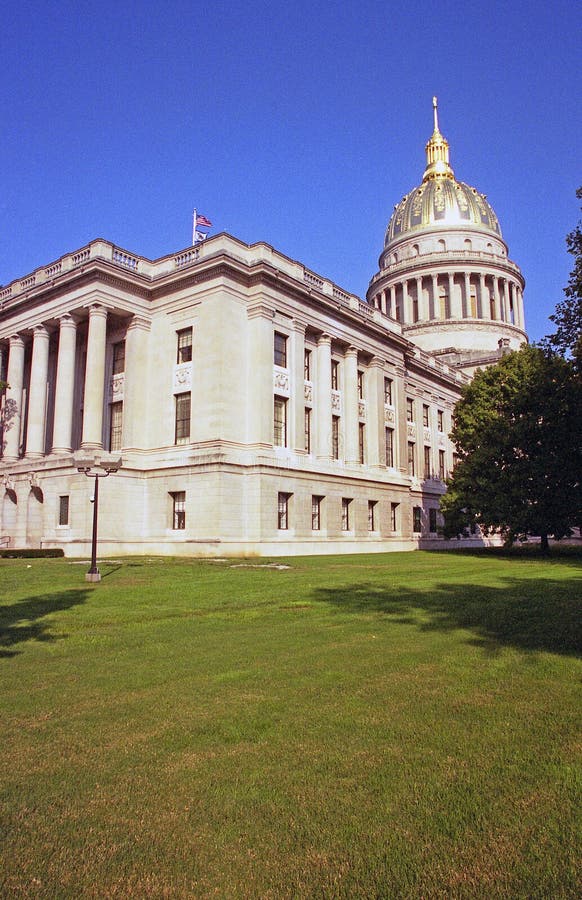 On the Steps of the West Virginia Capital Building Stock Image - Image ...