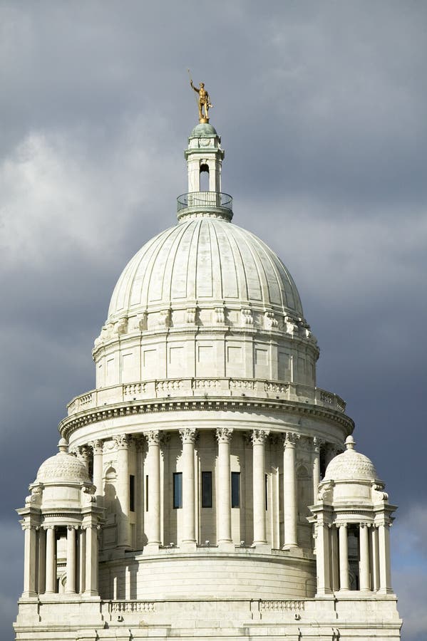 State Capital Building of Providence Rhode Island Stock Image - Image ...