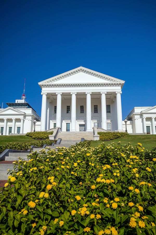 The State Capital Building in Richmond Virginia Stock Photo - Image of ...