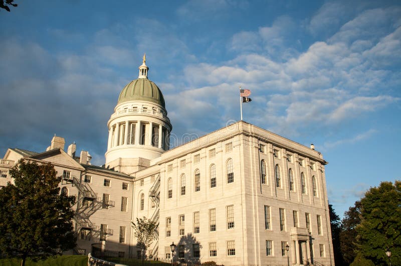 State capitol augusta stock image. Image of architecture - 51531917