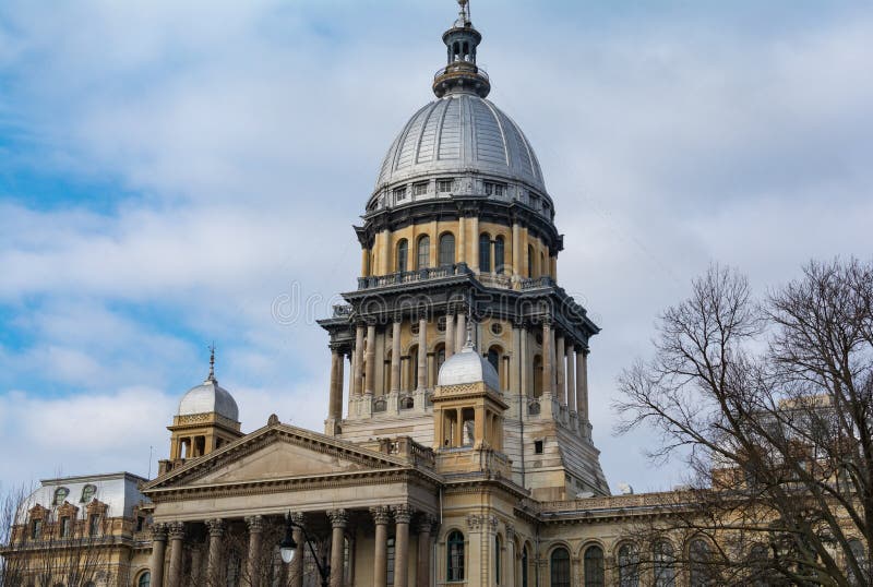 Old State Capitol Building stock image. Image of illinois - 141798155