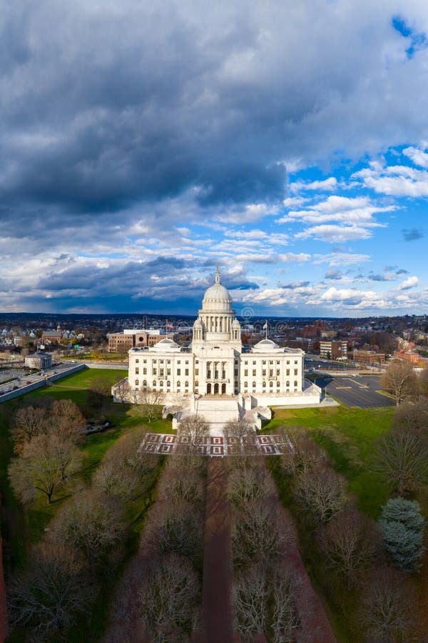 State Capitol Building - Rhode Island Stock Photo - Image of front ...