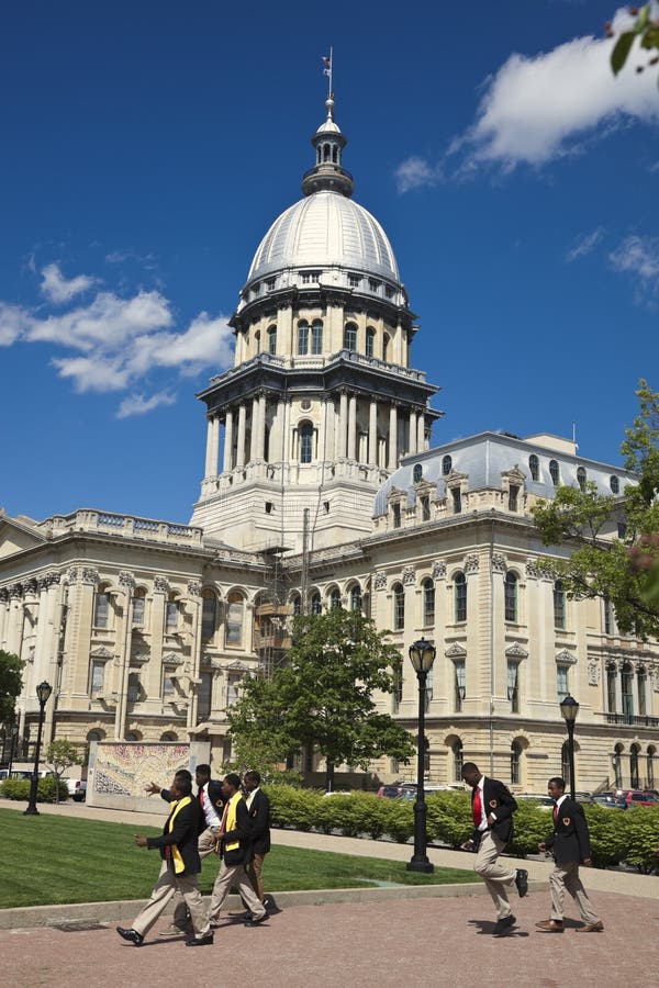 State Capitol Building in Springfield Editorial Image - Image of ...