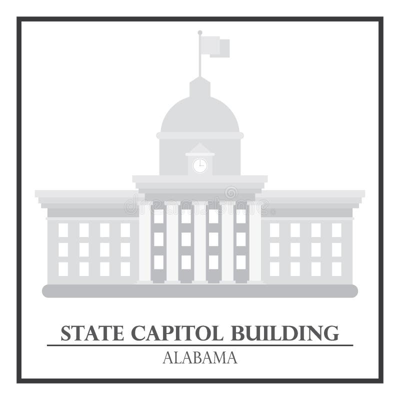 State Capitol Building. Vector Illustration Decorative Design Stock ...