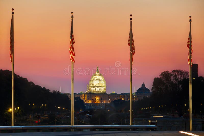 State Capitol Building in Washington, DC Stock Photo - Image of ...