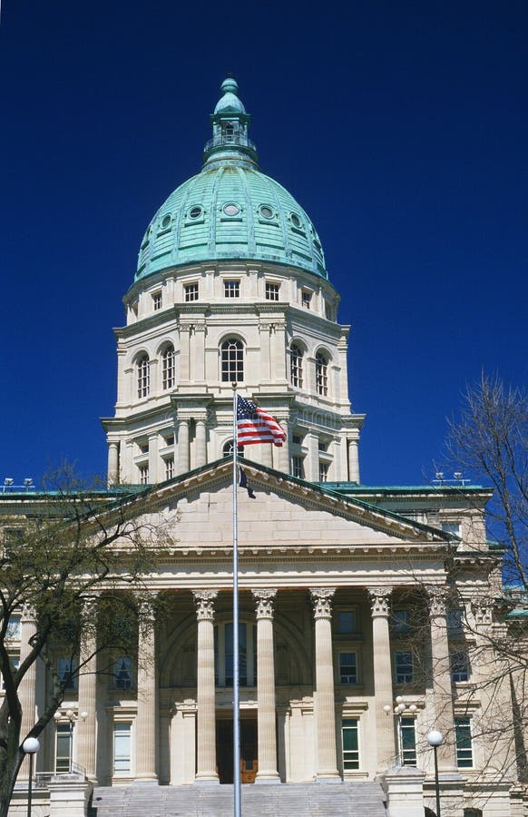 Kansas State Capitol Building Stock Image - Image of topeka, downtown ...