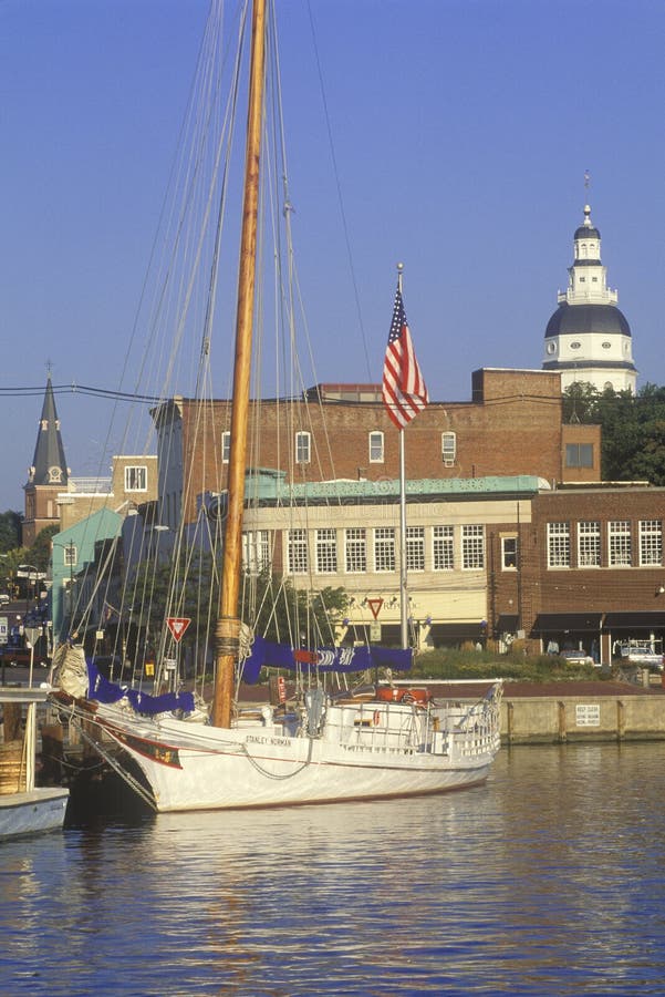 State Capitol of Maryland, Annapolis Editorial Stock Photo - Image of ...