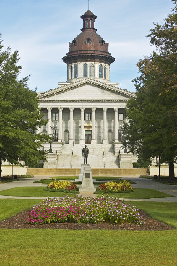 South Carolina State Capitol Stock Image - Image of park, legislature ...