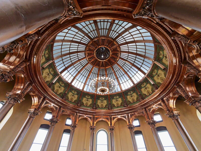 Topeka Capitol Building West Stock Image - Image of april, government ...