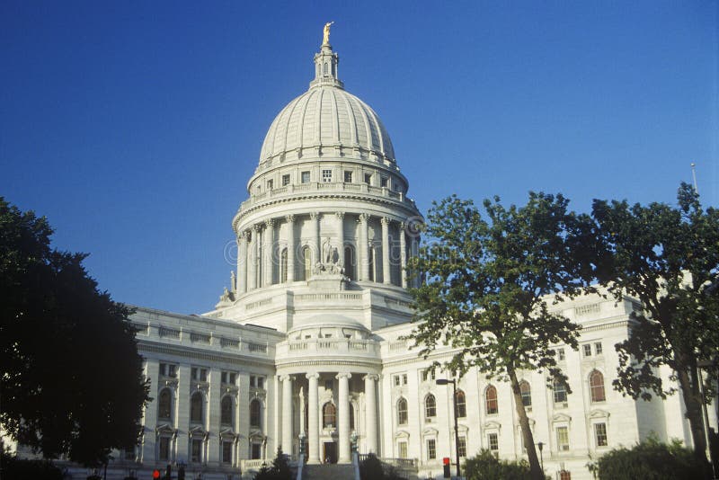 Wisconsin State Capital stock photo. Image of important - 131148