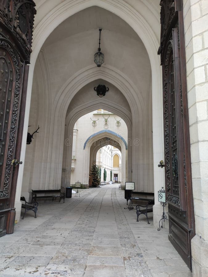 State Castle Hluboka Nad Vltavou Stock Photo - Image of mansion ...