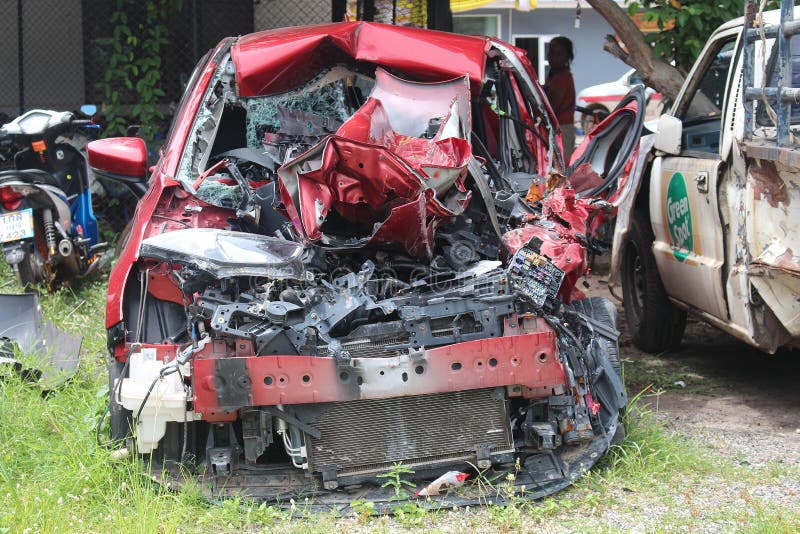 The State of a Decayed Car that Be Inoperable Thing. Editorial Image ...