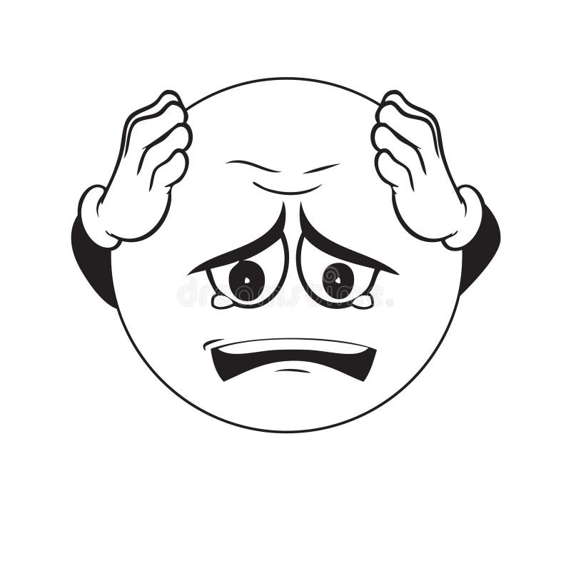 State of Desperation stock vector. Illustration of grief - 326419818