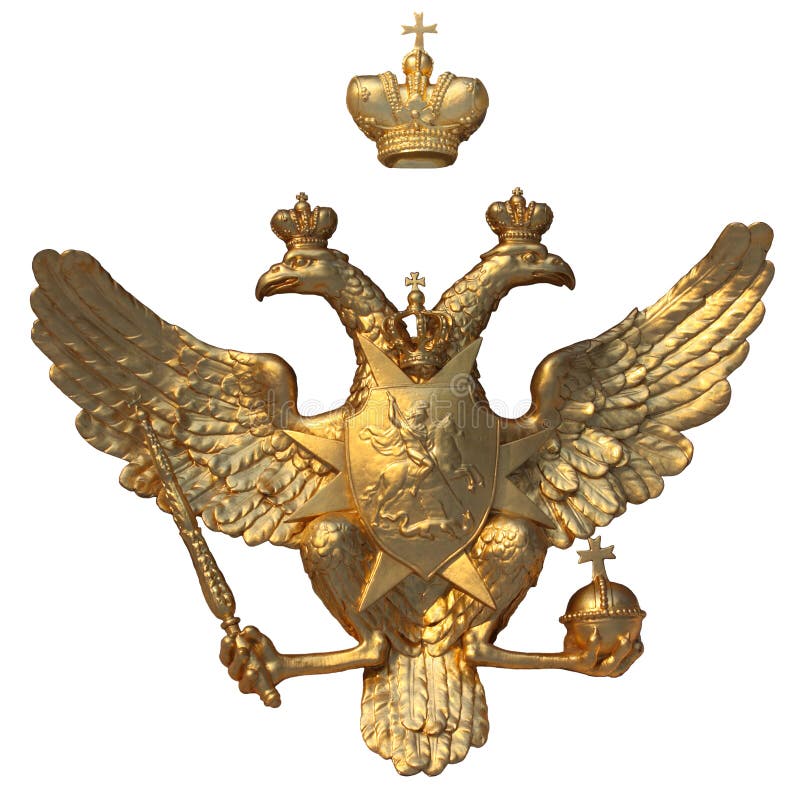 State emblem of the Russia stock photo. Image of tsar - 18609868