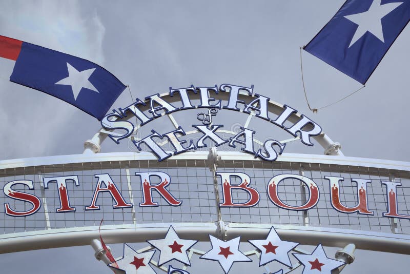 State Fair Texas Sign and Flags Editorial Photo - Image of city, mark ...
