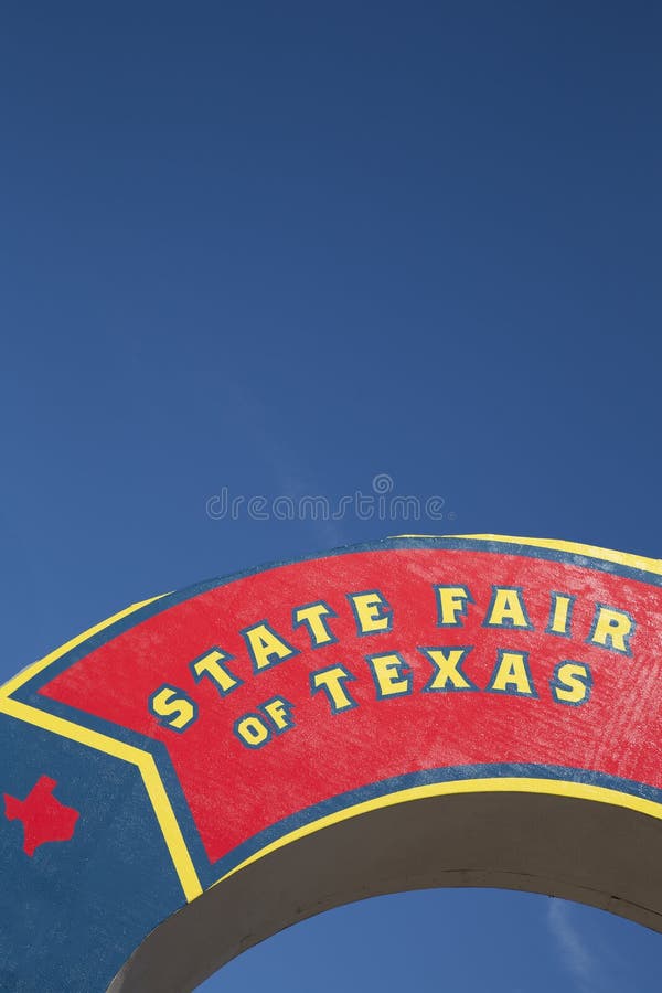 State Fair Texas Sign and Flags Stock Image - Image of famous ...