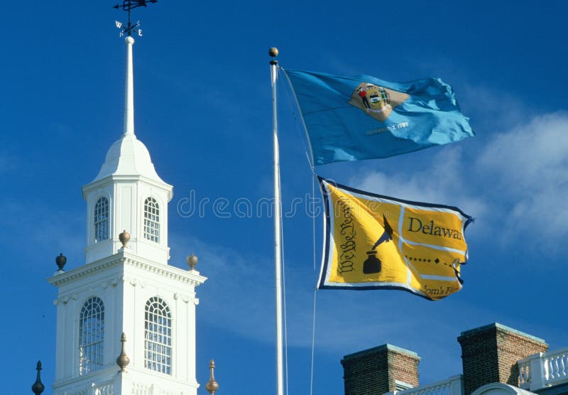 State Flag of Delaware stock image. Image of united, americana - 23165855
