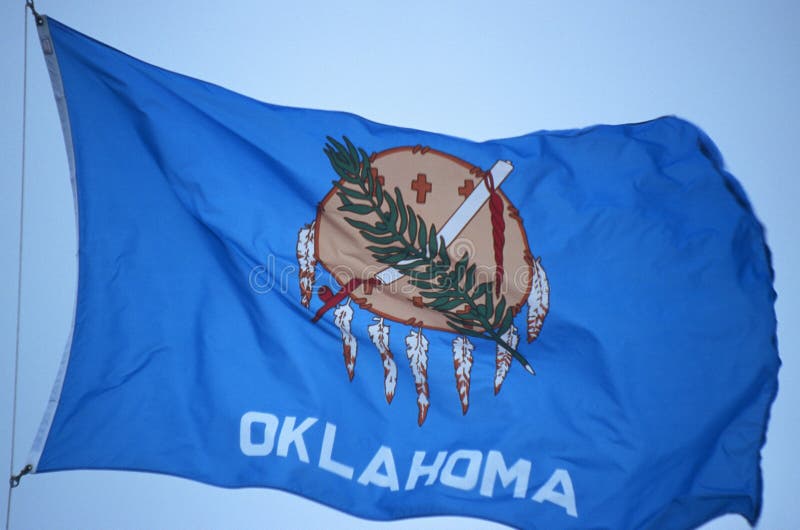 State Flag of Oklahoma stock image. Image of united, motifs - 23169023