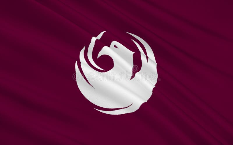 State Flag of Phoenix - the Capital and Largest City of the US S Stock ...