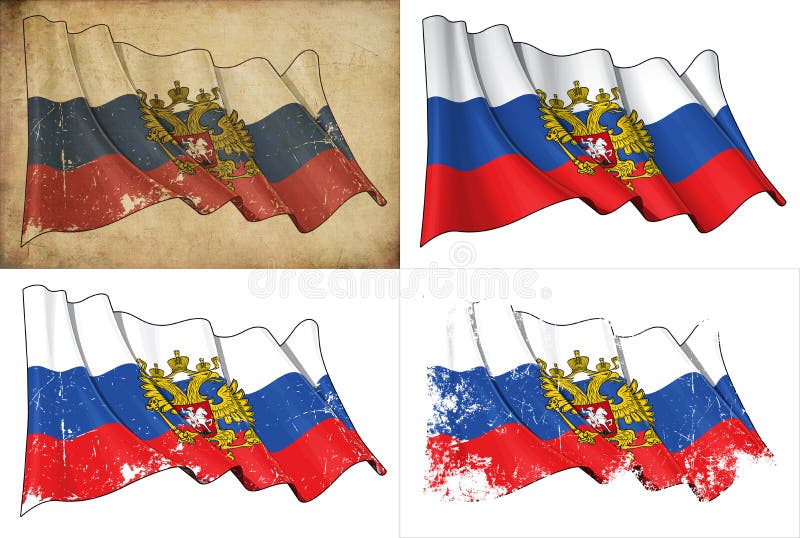State Flag of Russia stock illustration. Illustration of europe - 25855899