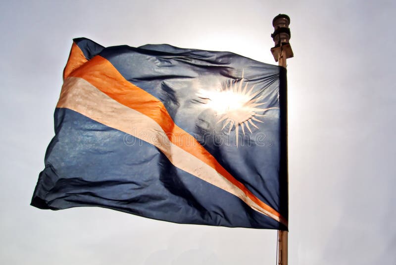 State Flags Raised on the Mast of a Merchant Ship in the Ports of Call ...