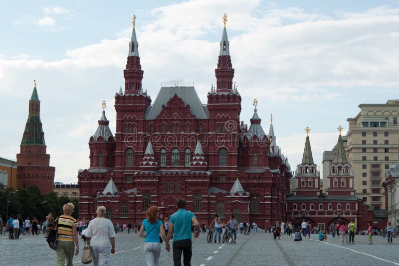 State Historical Musem in Red Square in Moscow Editorial Photography ...