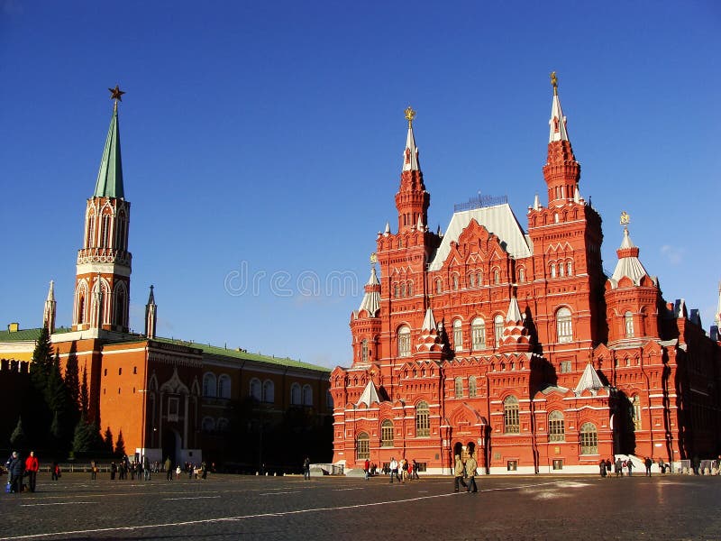 State Historical Museum, Moscow, Russia Stock Image - Image of ...