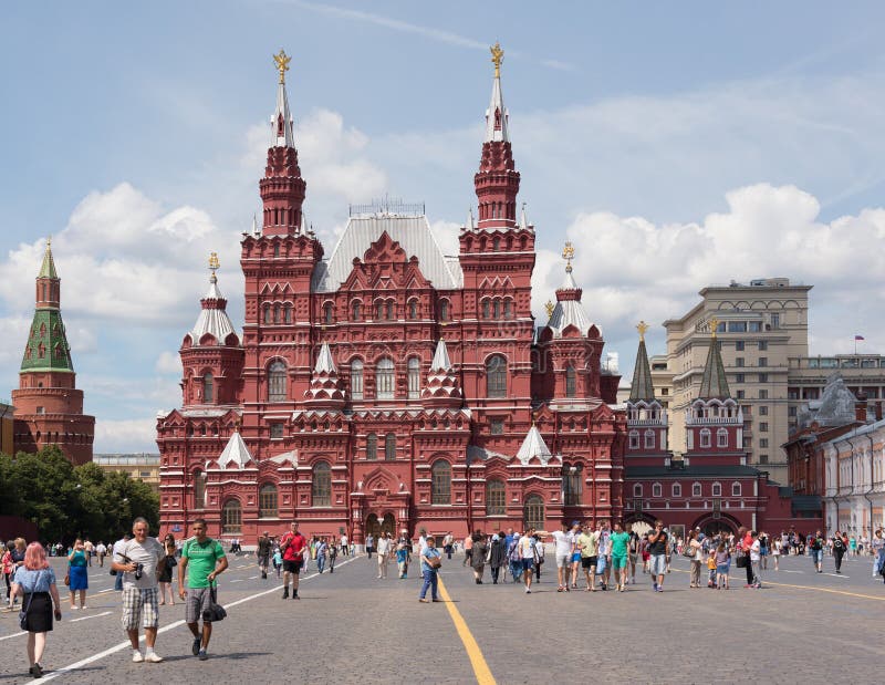 State Historical Museum on Red Square Editorial Image - Image of ...