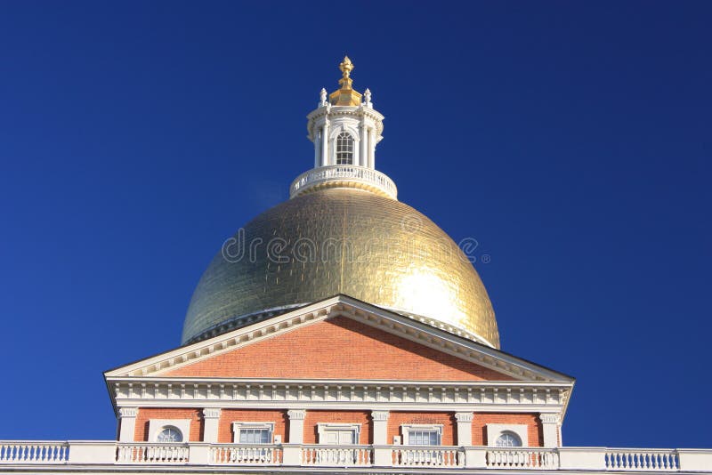 State House Boston Gold Dome Stock Photo - Image of house, dome: 6419176