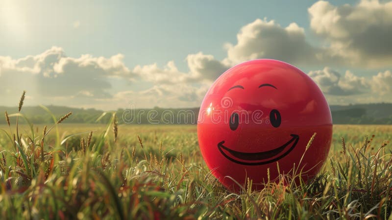 A State of Inner Peace and Happiness with a Positive Outlook. Stock ...