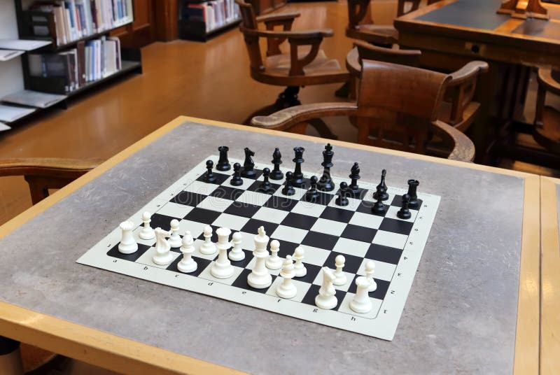 State Library of Victoria Chess Room Stock Image - Image of battle ...