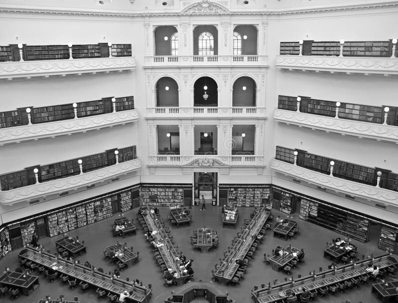 State Library of Victoria stock photo. Image of hall - 69284252