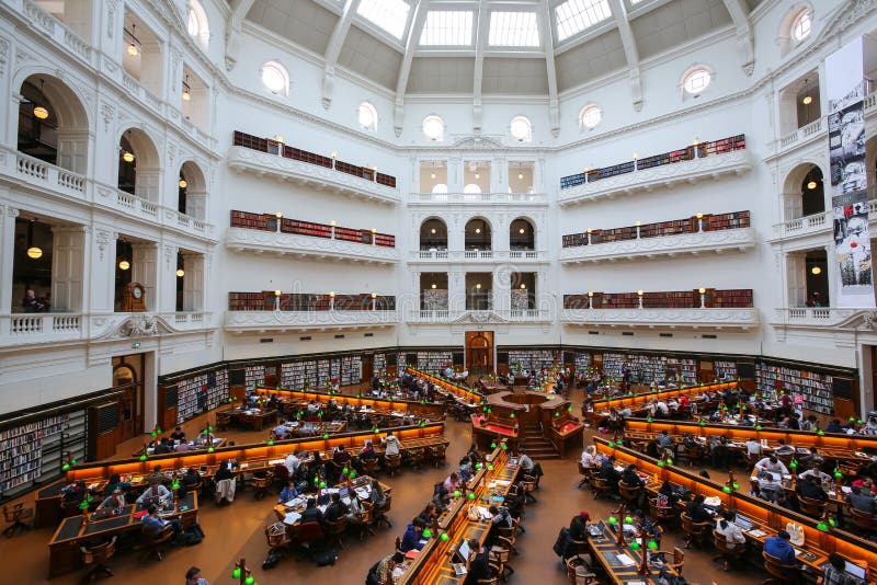 State Library of Victoria, Melbourne Editorial Image - Image of level ...