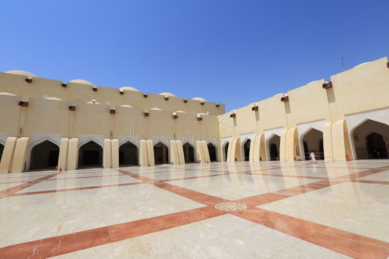 State mosque in Qatar stock photo. Image of architecture - 47425858