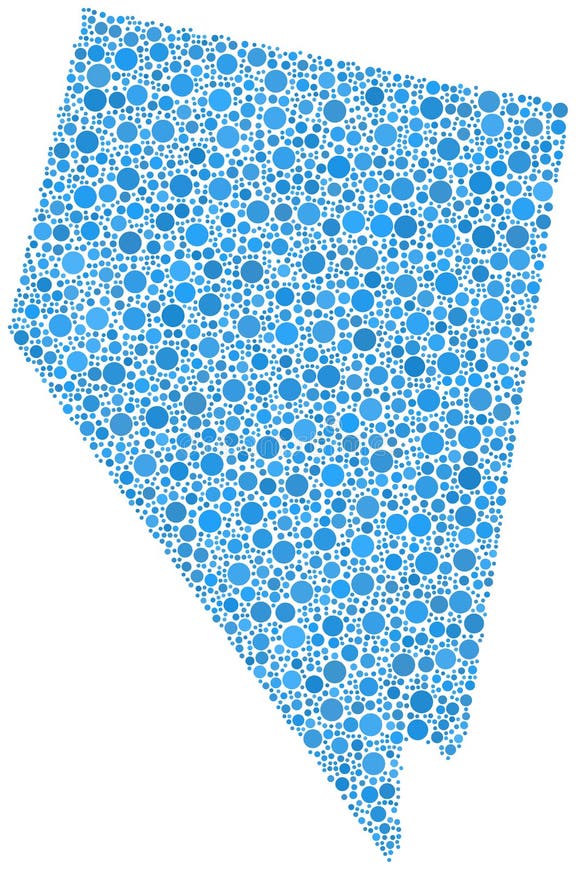 State of Nevada map stock vector. Illustration of shaped - 27827830