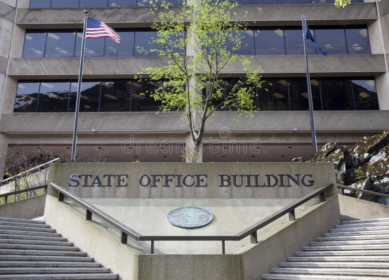 State Office Building stock photo. Image of front, flag - 21716678