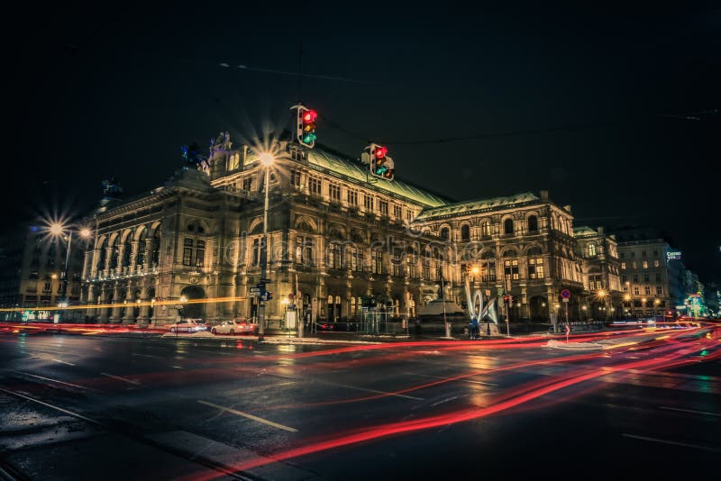 State Opera of Austria in Vienna Editorial Photo - Image of lights ...