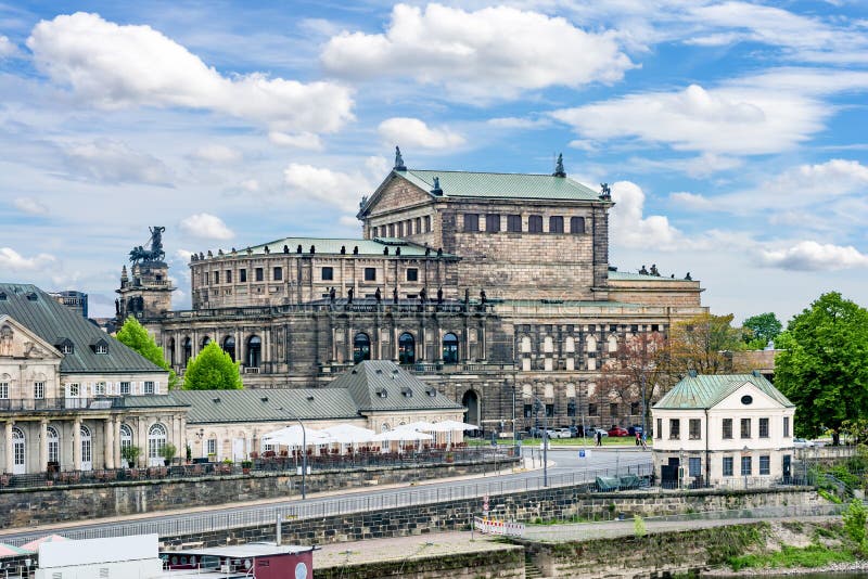 State Opera House Semperoper in Dresden, Germany Stock Image - Image of ...