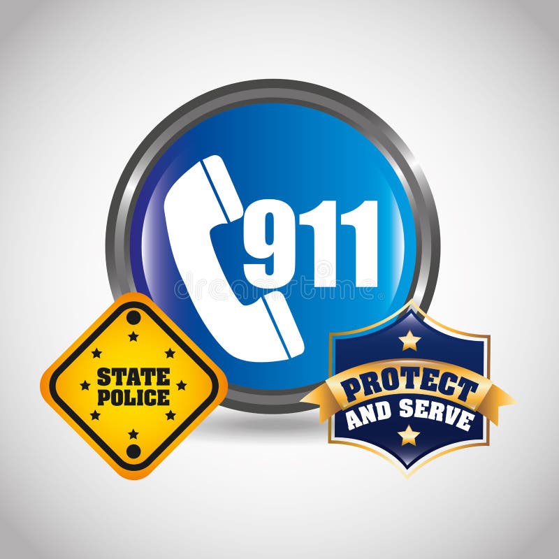 State police design stock illustration. Illustration of government ...