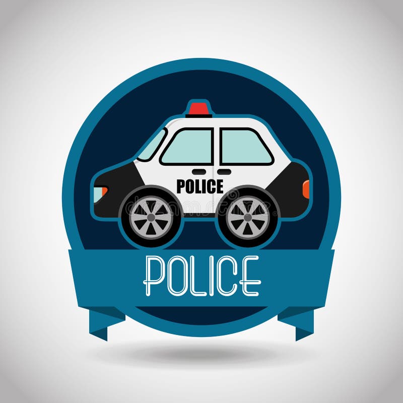 State police design stock illustration. Illustration of security - 65736573