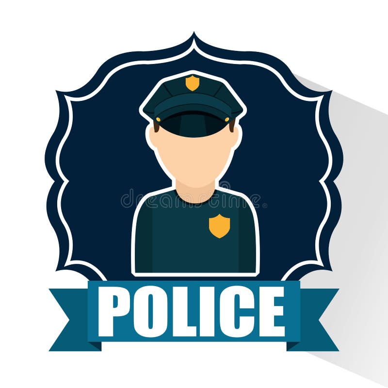 State police design stock illustration. Illustration of secure - 65736699