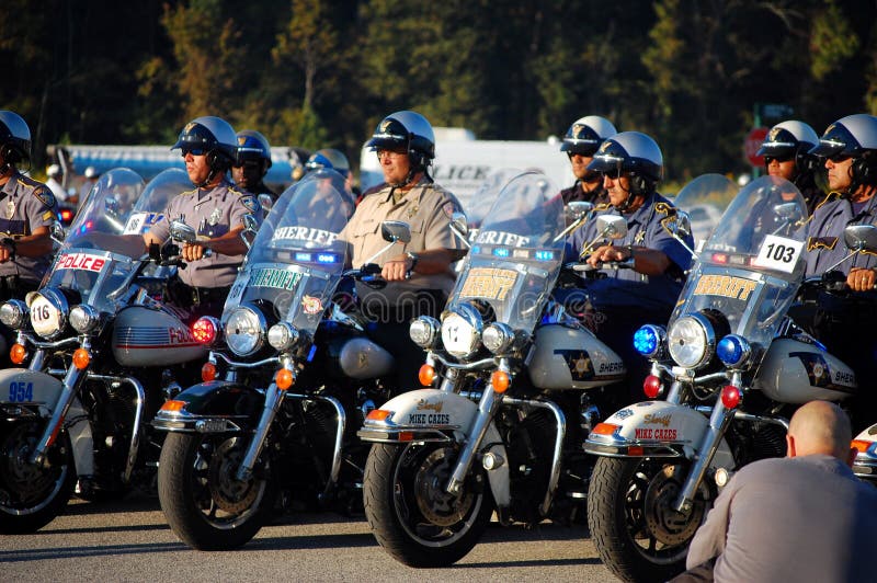 State Policemen on Motorcycles Editorial Stock Photo - Image of ...