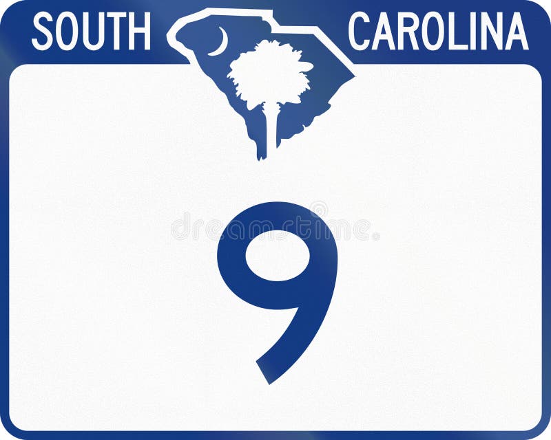 State Route Shield South Carolina Stock Illustration - Illustration of ...