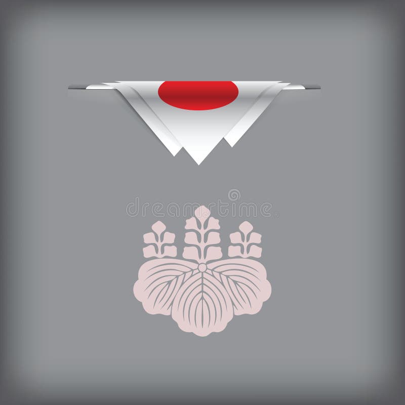 State Symbols of Japan stock vector. Illustration of letter - 59432777