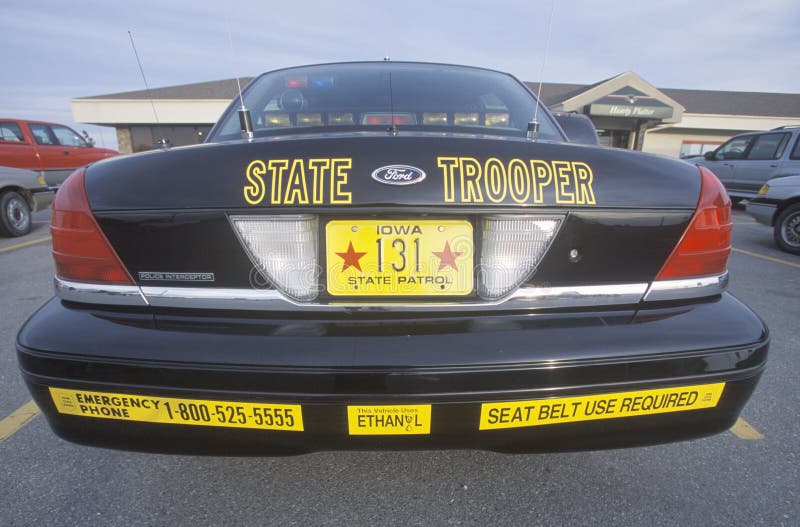 State Trooper car editorial stock image. Image of occupations - 26270169