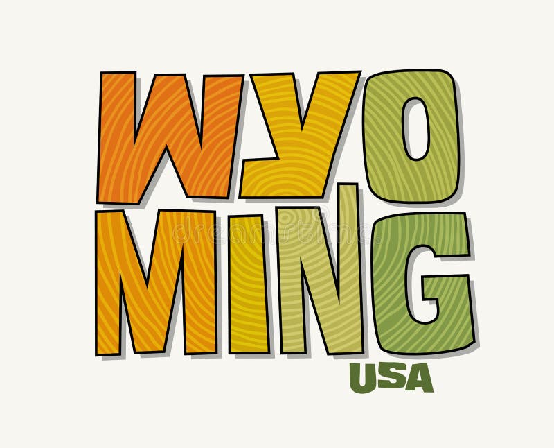 Wyoming Font Stock Illustrations – 193 Wyoming Font Stock Illustrations ...