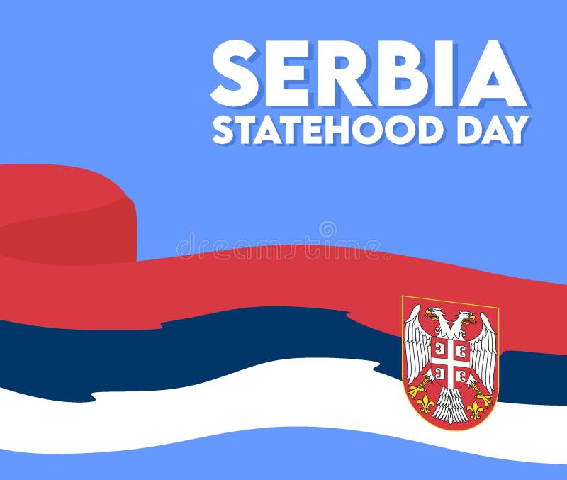 Statehood Day of the Republic of Serbia Stock Illustration ...