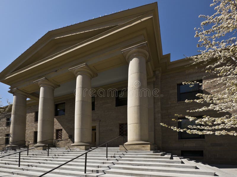 Historic Stone Courthouse Greek Columns Stairs Stock Photos - Free ...
