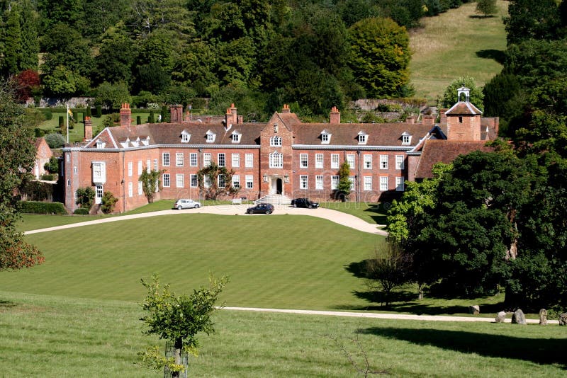 Stately Home stock photo. Image of wealth, grass, landscape - 1604760