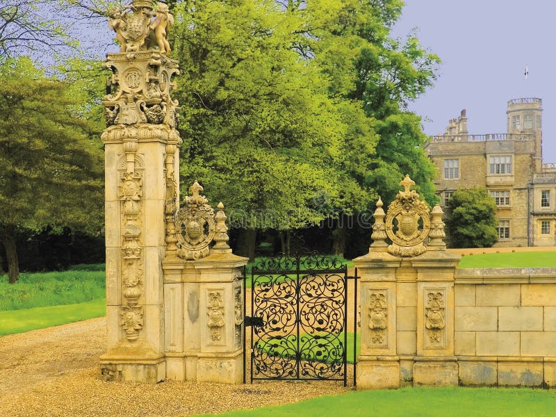 Stately home stock photo. Image of nobility, grounds, gardens - 4941516